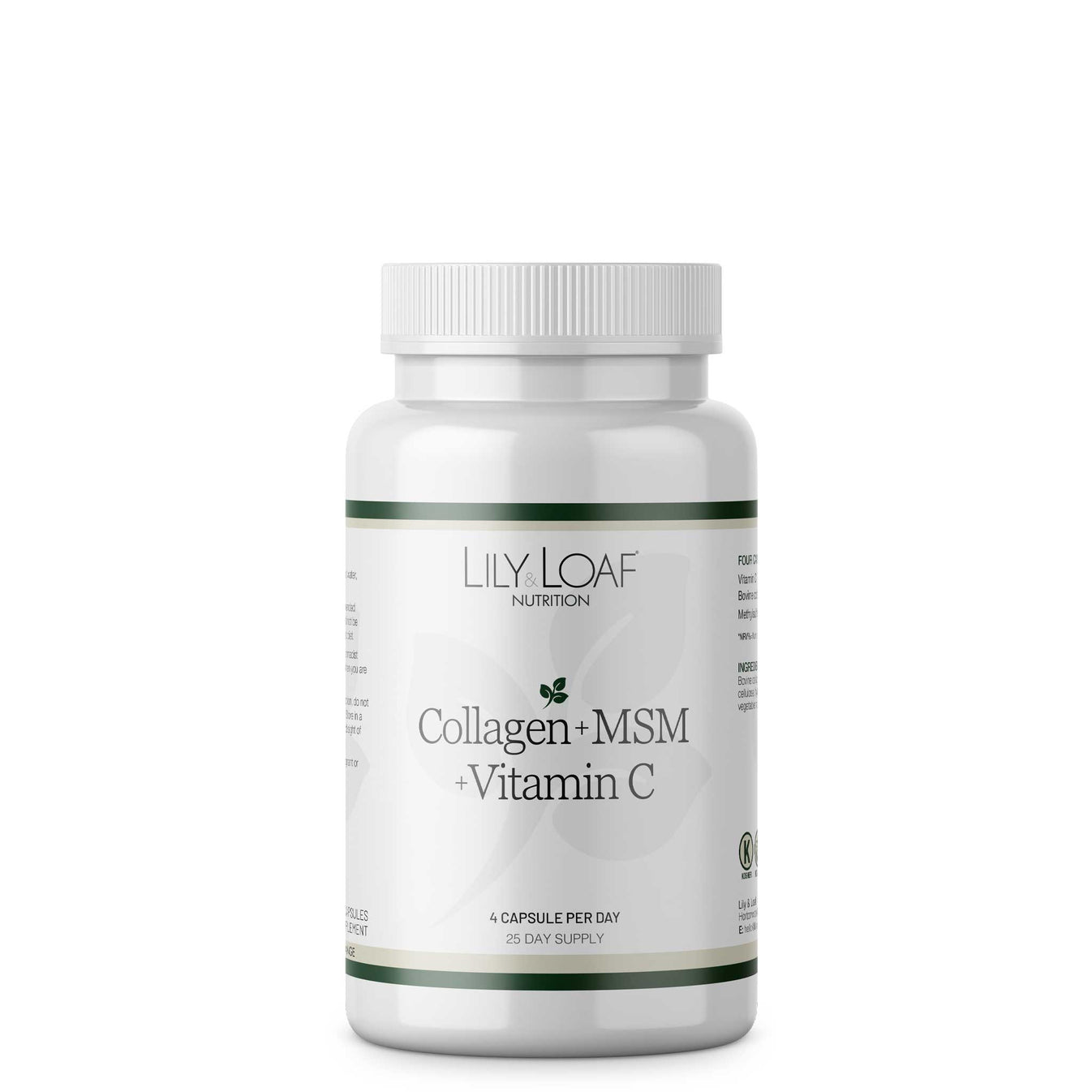 Collagen + MSM + Vitamin C Capsules | Lily & Loaf