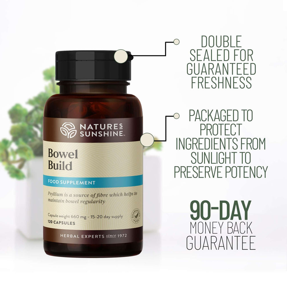 Bowel Build Herbal Enzyme Capsules | Nature's Sunshine | Lily & Loaf